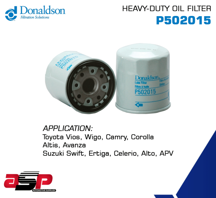 Donaldson P502015 Heavy Duty Oil Filter (Cross Ref VIC C-110) For ...