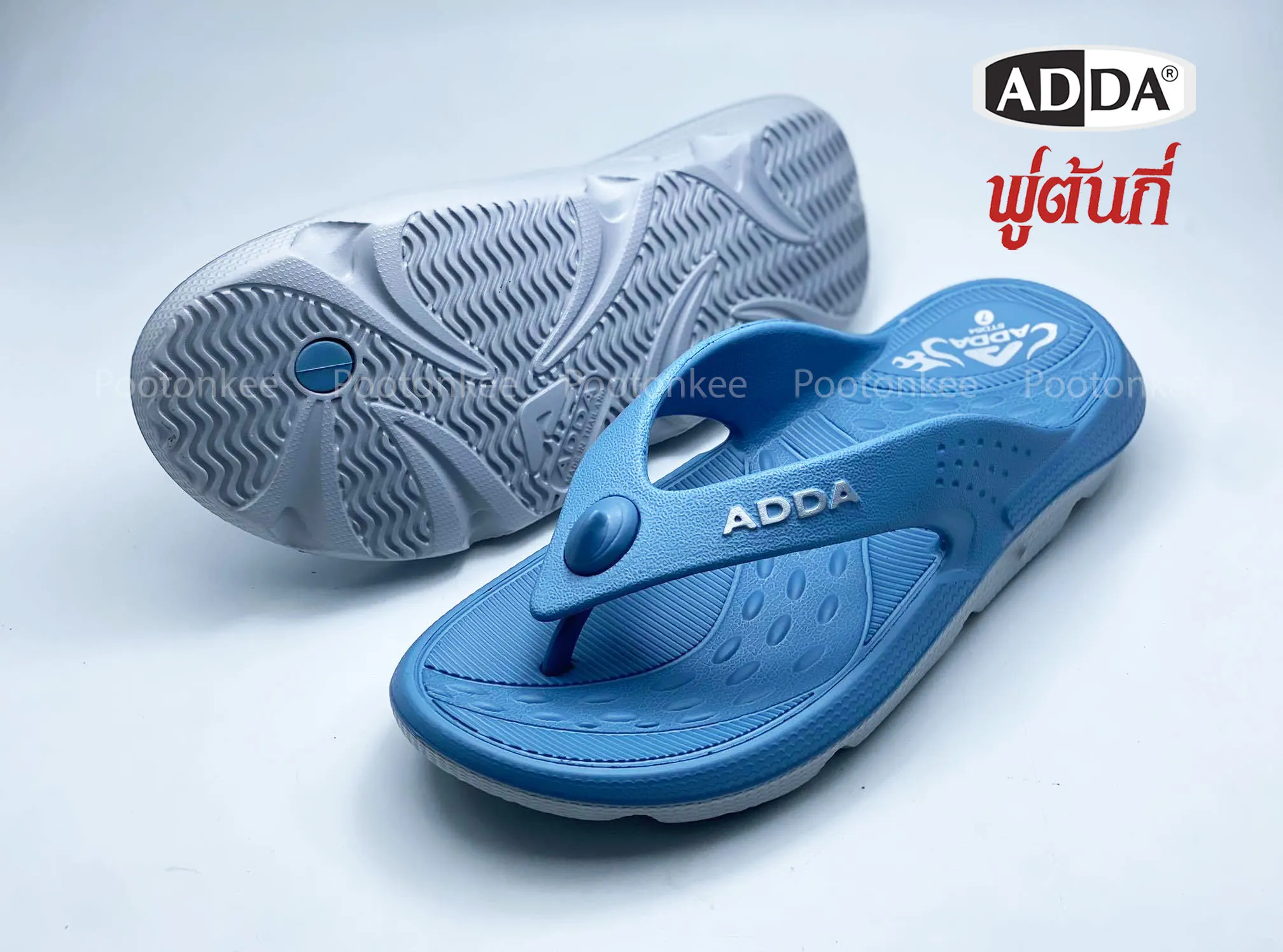 ADDA 2density รองเท้าแตะ รองเท้าลำลอง สำหรับผู้ชาย แบบหนีบ รุ่น 5TD54 ...