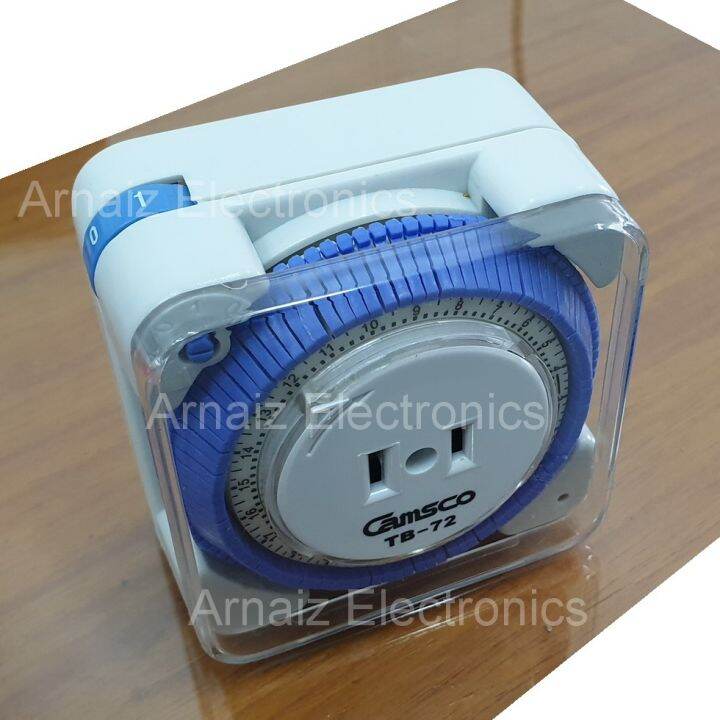 24 Hours Automatic Time Switch TB-72 Camsco Timer Switch TB72 | Lazada PH