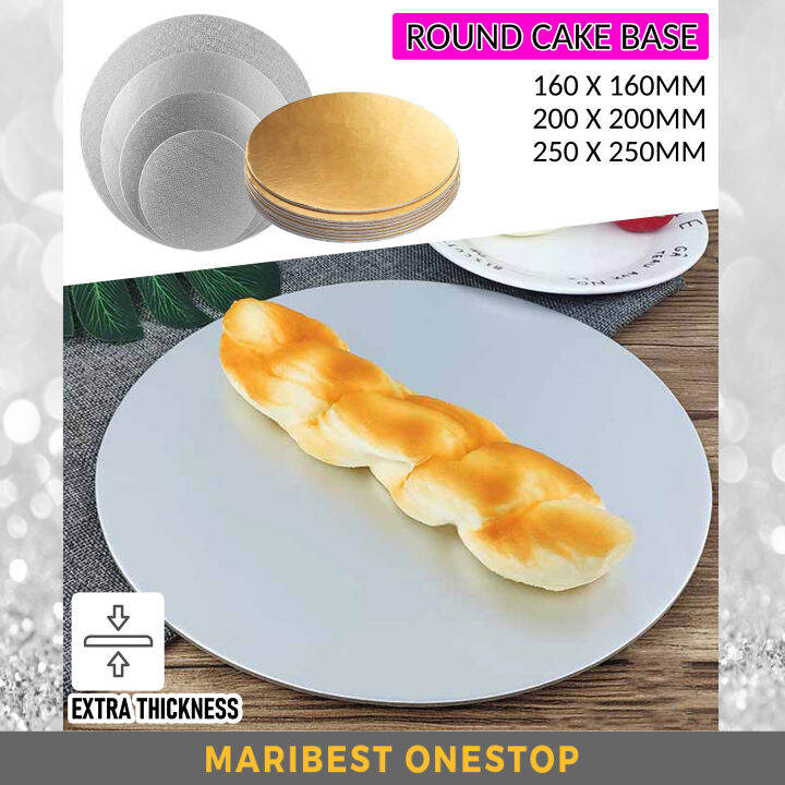 ROUND CAKE PAPER CAKE BOARD CAKE BASE Cake Mat Cake Cardboard Base ...