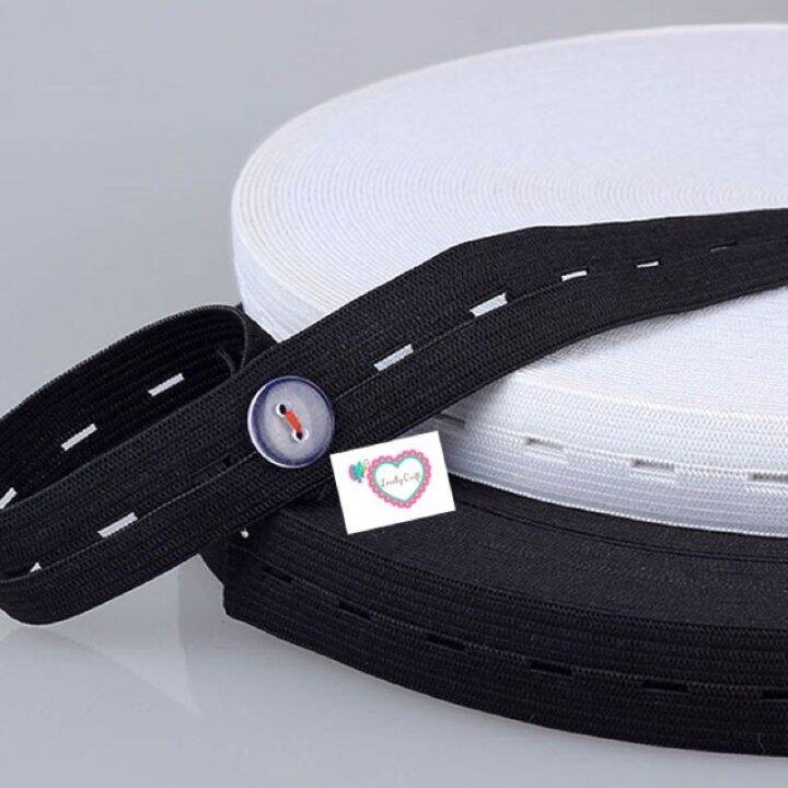 Adjustable Elastic Band/Buttonhole Elastic Band/Rubber Band/Getah ...