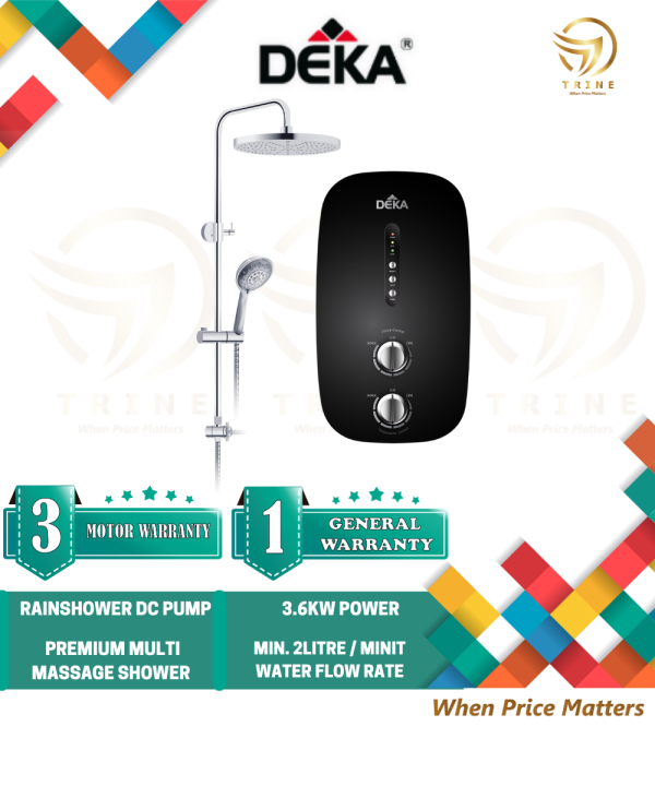Deka Pro80 Series Rain Shower Water Heater With DC Inverter Silent ...