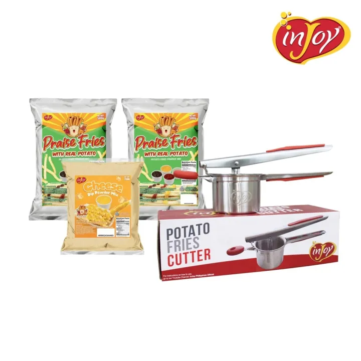 inJoy Praise Fries Starter Bundle Praise Fries Cutter Praise Fries Mix ...