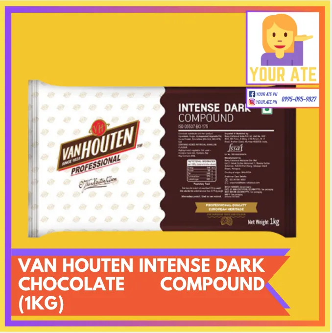 Van Houten Intense Dark Chocolate Compound (1kg) Lazada PH | atelier ...