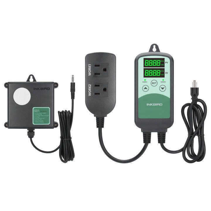 Inkbird ICC-500T CO2 Controller CO2 Meter Carbon Dioxide Controller EU ...