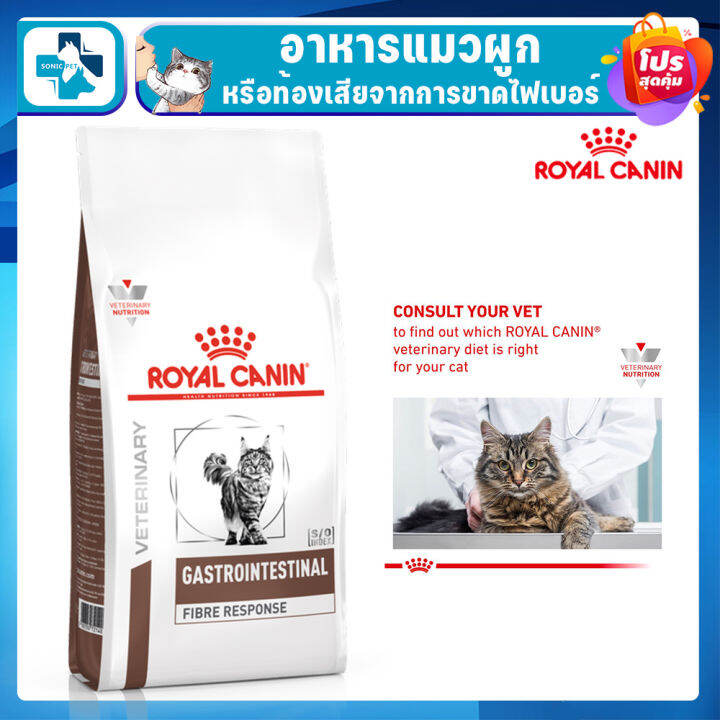 ROYAL CANIN CAT GASTROINTESTINAL FIBRE RESPONSE โรยัล คานิน อาหารเม็ด ...
