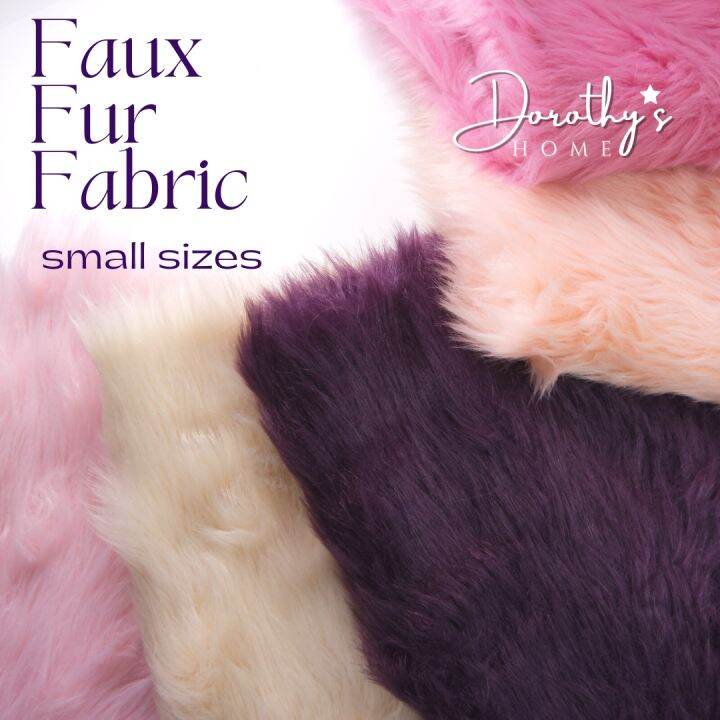 Lowest Price Standard Plush Flatlay Faux Fur Fabric Small Sizes for ...