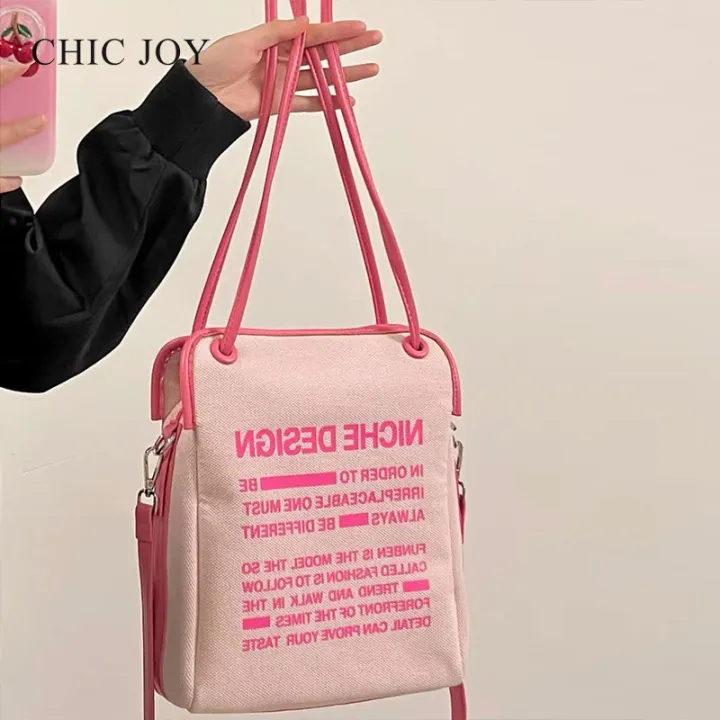 Cjoy กระเป๋าโท้ท กระเป๋าสะพายของผู้หญิง2022ใหม่พร็อพกระเป๋าซอกออกแบบผ้าใบกระเป๋าแฟชั่นฤดูร้อนของ ...