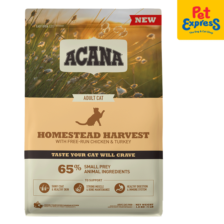 Acana Adult Homestead Harvest Dry Cat Food 1.8kg | Lazada PH