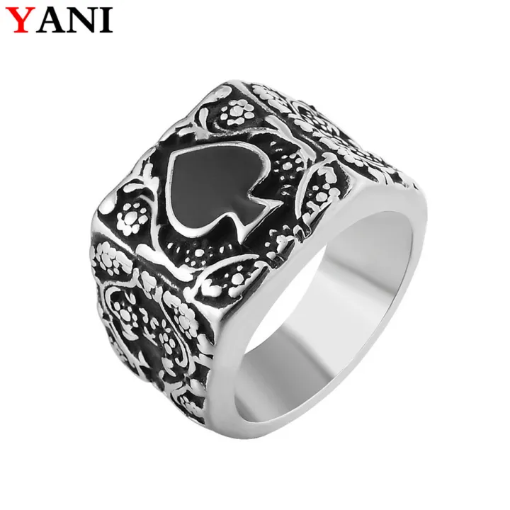 REZEX เครื่องประดับ HF417 Rock Spade K ทางเลือก Vintage โป๊กเกอร์ ...