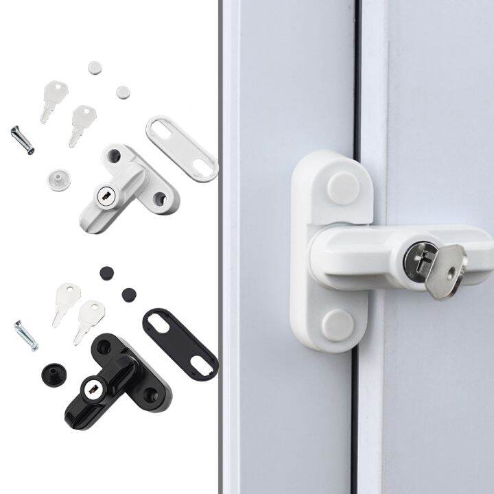 Aluminum Alloy Safety Window Jammer Sash Locking UPVC Door Sash Jammer ...