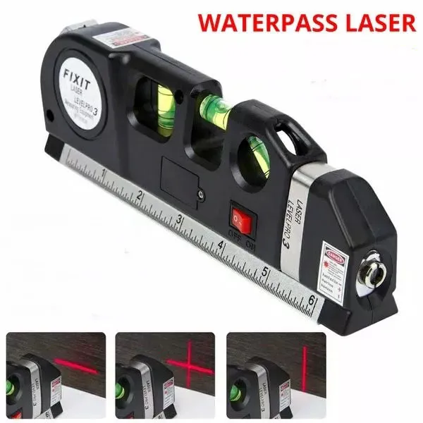 Waterpas Alat Ukur Laser Leveling - Meteran Laser Waterpas Digital ...