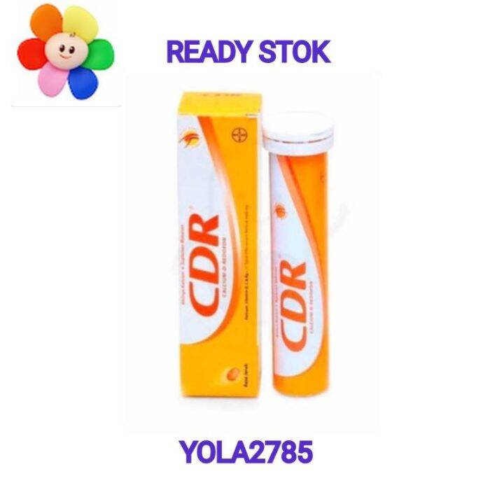 CDR Calcium D Redoxon Effervescent Tube isi 10 / 15 / 20 | Lazada Indonesia