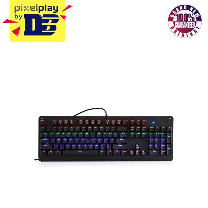 E-Yooso K-600 Rainbow Light 104 Keys Wired Mechanical Keyboard Black ...