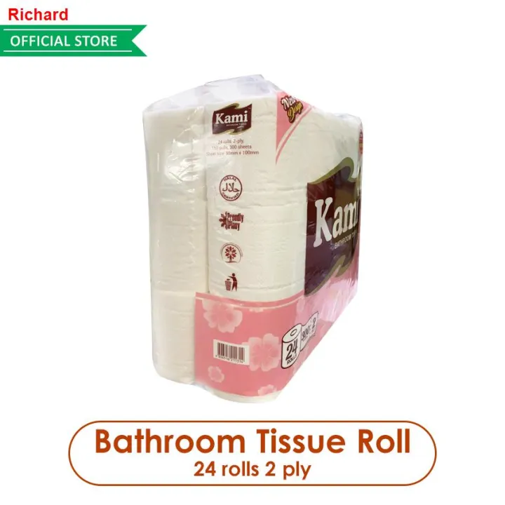 Kami Bathroom Tissue 2 Ply (24 Rolls) | Lazada PH
