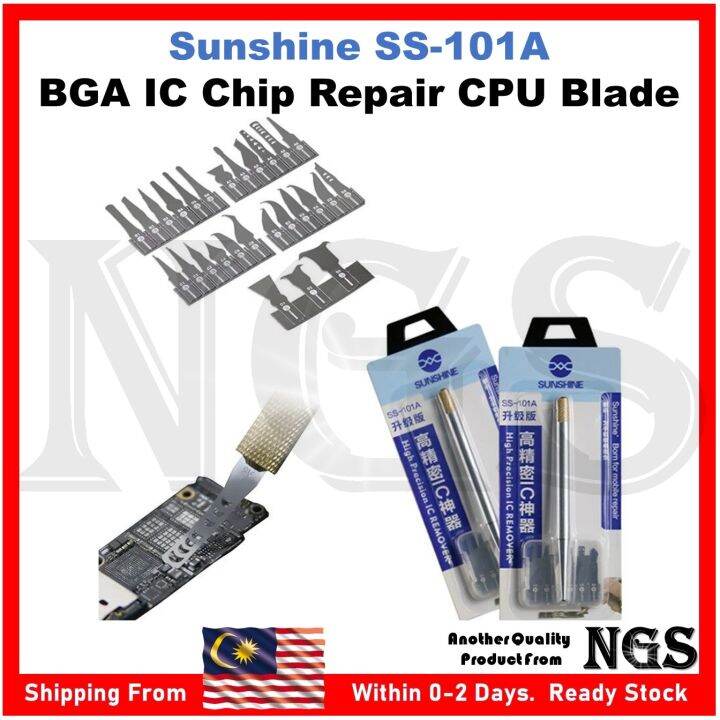 Sunshine SS-101A BGA IC Chip Repair CPU Blade high precision IC remover ...