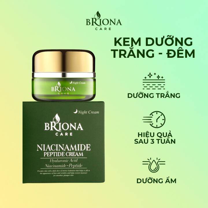 KEM DƯỠNG TRẮNG DA MẶT BRIONA BAN ĐÊM 35G | Lazada.vn