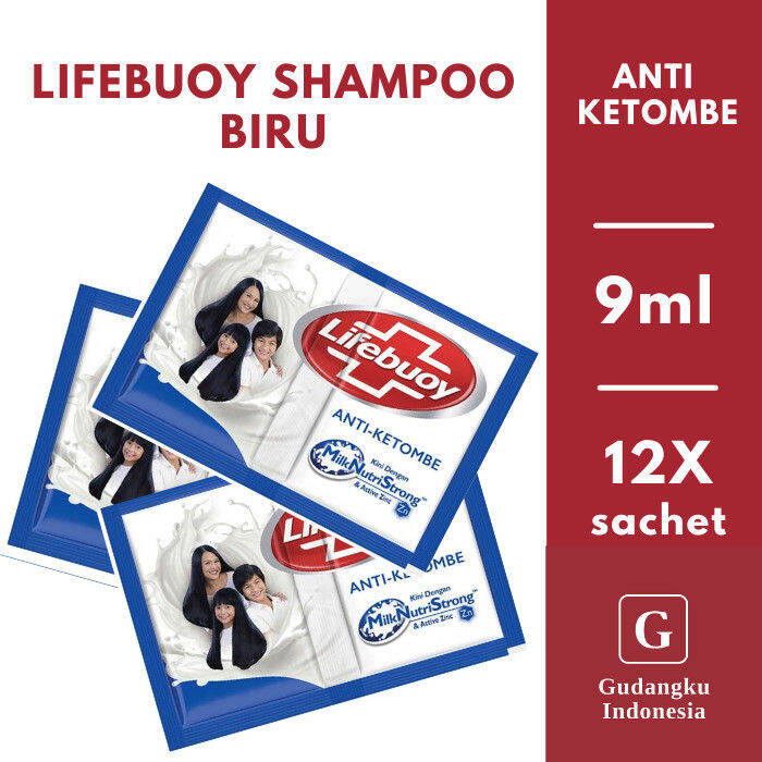 LIFEBUOY SHAMPOO ANTI KETOMBE 9 ml 1 renceng 12 sachet | Lazada Indonesia