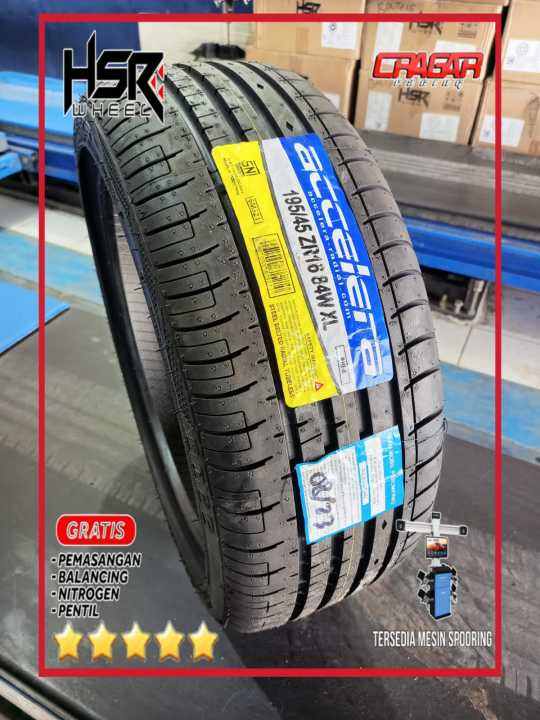 Ban Mobil Ukuran 195 45 R16 Merk Accelera Phir - ban tubles berkwalitas | Lazada Indonesia