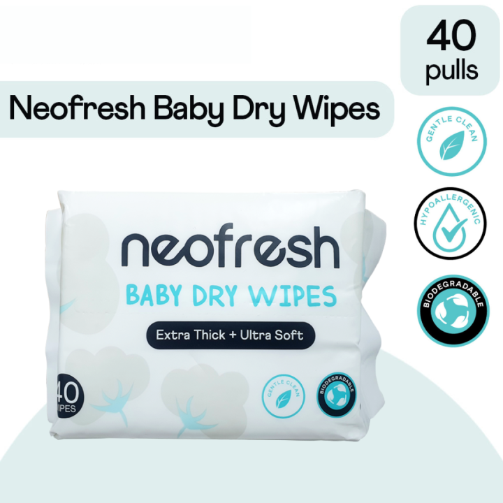 Neofresh Baby Dry Wipes 40pcs | Lazada PH