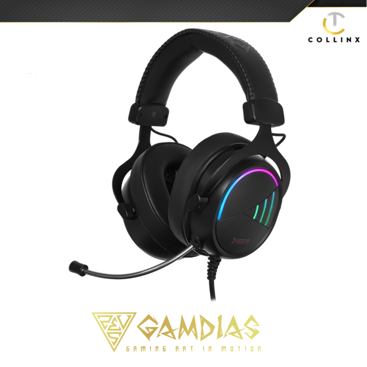 GAMDIAS HEADSET HEBE M2 | RGB Streaming Lighting | Virtual 7.1 Surround ...