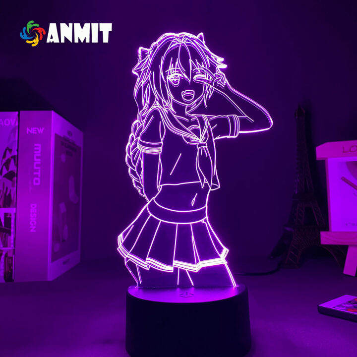 ANMIT 3D Lamp Anime Fate Apocrypha Astolfo Led Night Light for Bedroom ...
