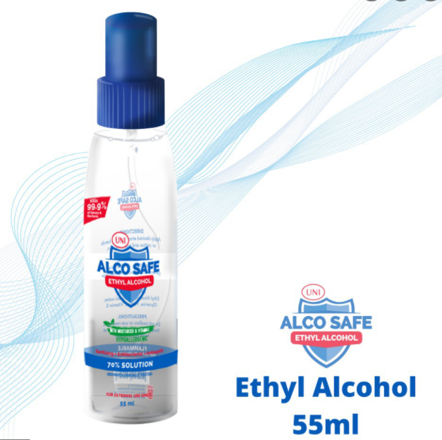 Alco Safe Isopropyl Alcohol 55 ml wholesale / 1 PCS. | Lazada PH