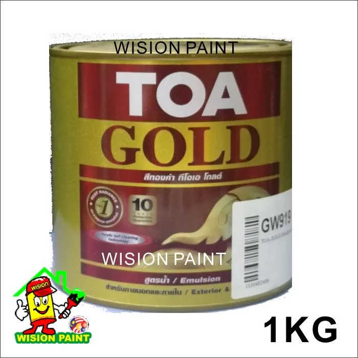 1KG TOA GOLD UV GOLD EXTERIOR & INTERIOR TOA PAINT | Lazada