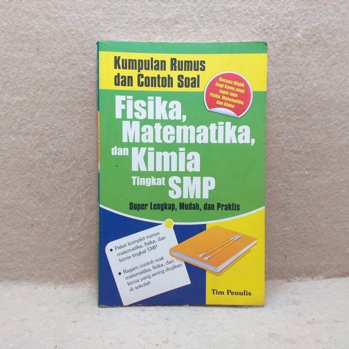 Kumpulan Rumus Contoh Soal Fisika Matematika Kimia SMP - Tim Penulis ...