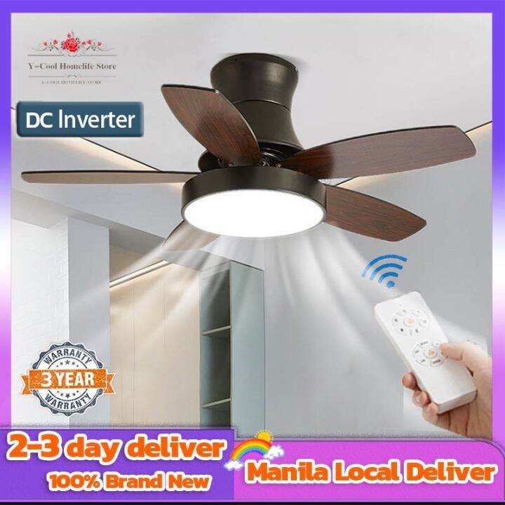 5 Blade Ceiling Fan With Light 42/48 Ceiling Fan Lights Nordic ...