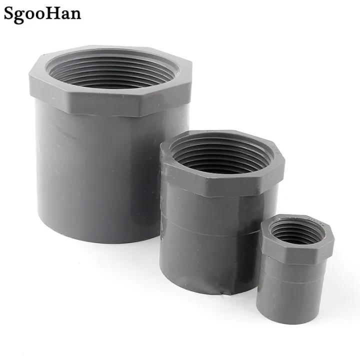 1 5pcs 1/2 2 Inch PVC Female Thread Straight Connector Garden ...