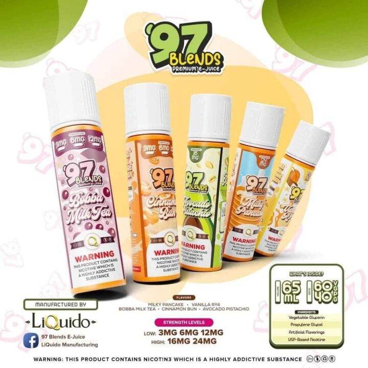 97 Blends 3mg6mg12mg 65ml | Lazada PH