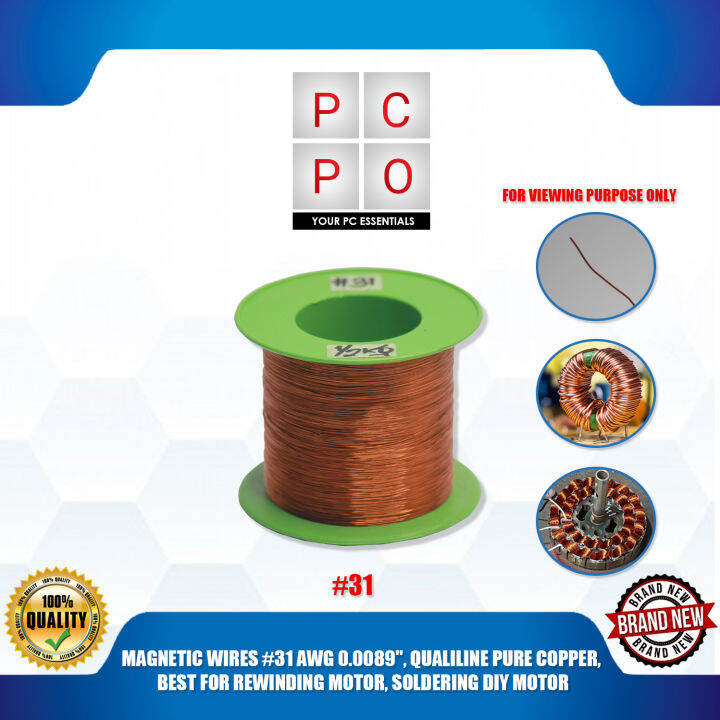 MAGNETIC WIRES #31 AWG 0.0089", QUALILINE PURE COPPER, BEST FOR ...