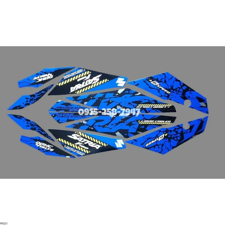 Raider 150 Fi 19 BLUE Facelift Stock DecalSticker | Lazada PH