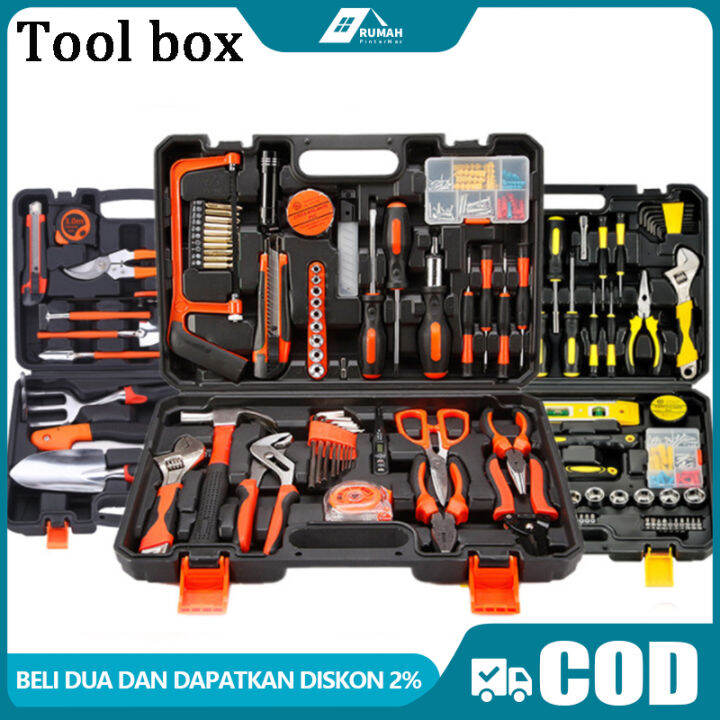 Hand Toolset Tool Kit Set Toolkit Toolbox 24pcs | Lazada Indonesia