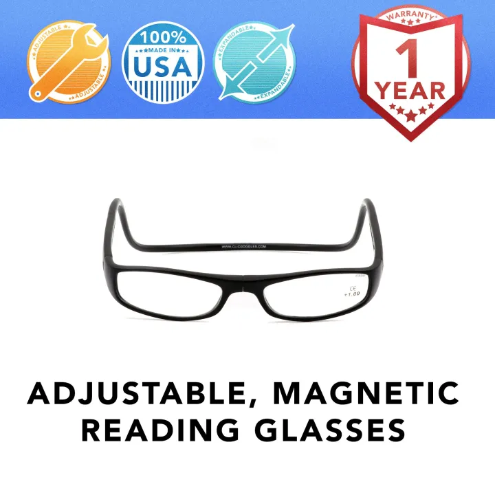 Clic Magnetic Reading Glasses Grade - 2.00 for 50-51 Years Old Euro ...
