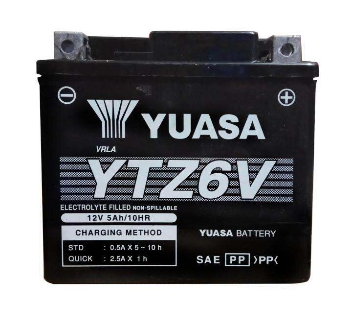 Yuasa YTZ6V ( MF5L-B ) Maintenance Free Motorcycle Battery | Lazada PH