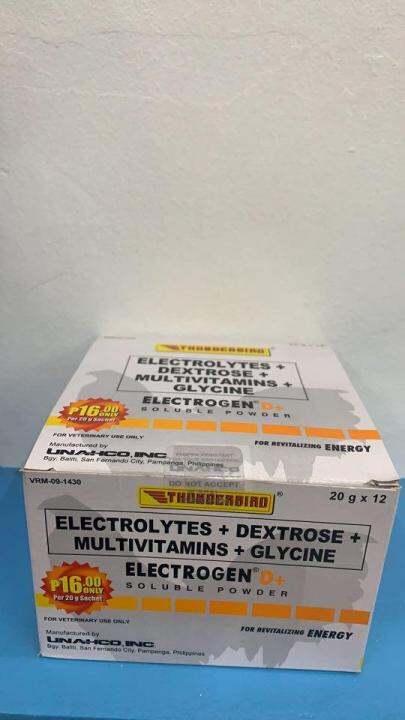 Electrogen D+ 20grams x 12 sachets | Lazada PH