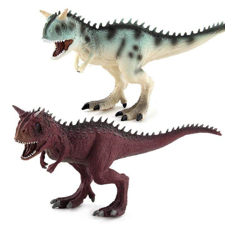 Big Carnotaurus Jurassic World Park Dinosaurs Toy Soft PVC Figures Hand ...