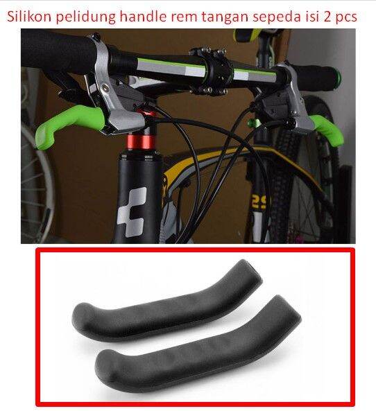 Silikon pelidung handle rem tangan sepeda isi 2 pcs | Lazada Indonesia