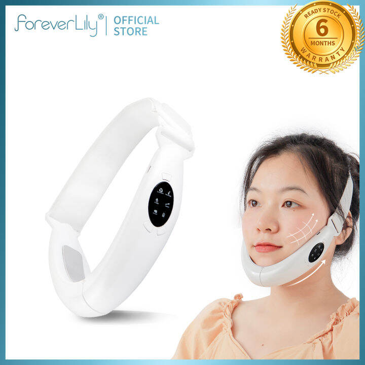 foreverlily EMS Micro Current V-shaped Face Slimmer Anti-wrinkle ...