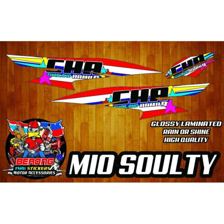 sticker decals motorcycle Mio Soulty Cha Decals | Lazada PH