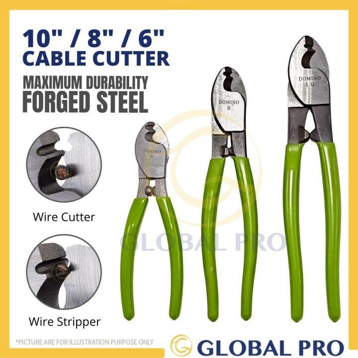 6/8/10" Cable Cutter Pliers Cable Shears High Leverage Cable Pliers ...