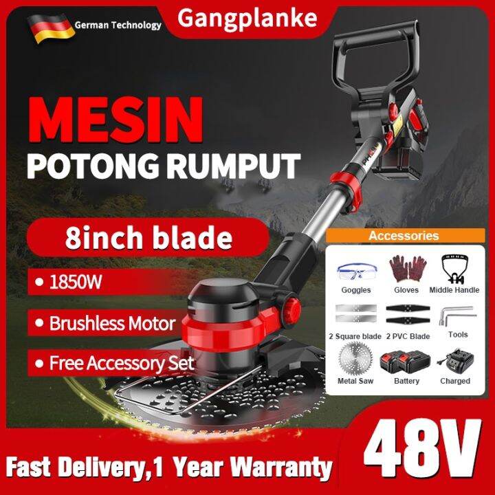 IRONHOOF Mesin Pemotong Rumput 48 Volt Pemotong Rumput Portable Cutter ... IRONHOOF Mesin Pemotong Rumput 48 Volt Pemotong Rumput Portable Cutter ...
