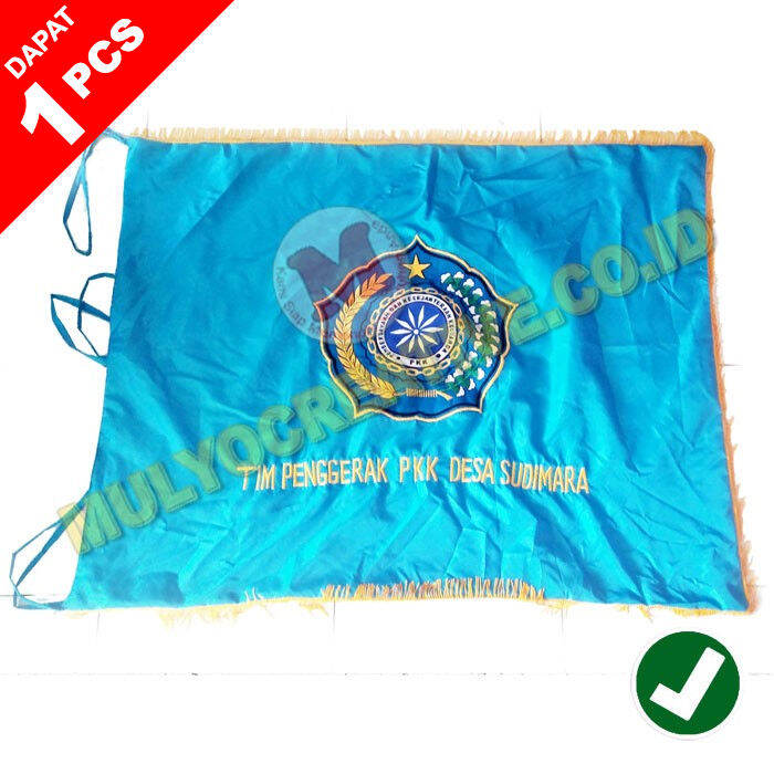 Bendera Tim Penggerak PKK Desa Bendera Rumbai PKK Warna Biru /1Pcs ...