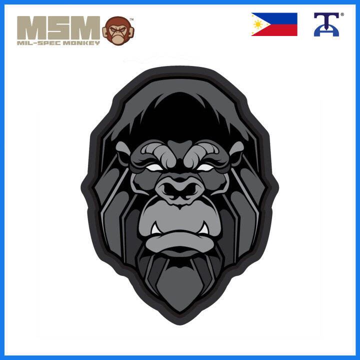 Mil-Spec Monkey Gorilla Head Morale Patch PVC | Lazada PH