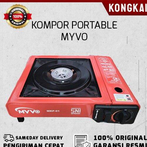 Kompor Portable Mini 2In1 Myvo Hi Cook Gas Portable Partner | Lazada ...