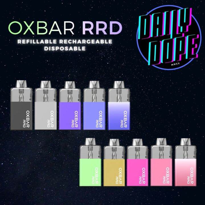 {Legit} Oxbar RRD Pod Oxvar RRD Refillable Rechargeable Disposable 8000 ...