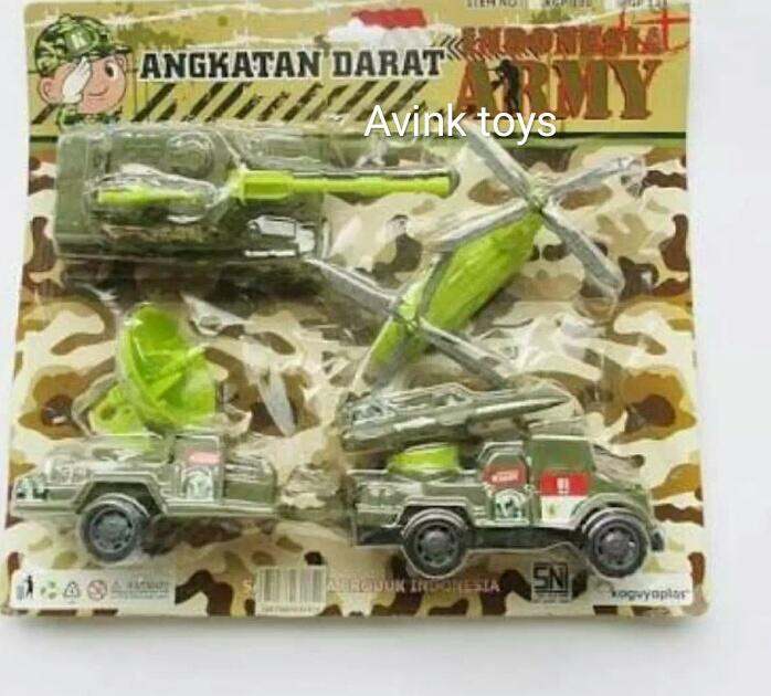 MAINAN KGP 130 ATAU 131 INDONESIA ARMY ANGKATAN DARAT MILITER MILITARY MOBIL PERANG PERANGAN ...