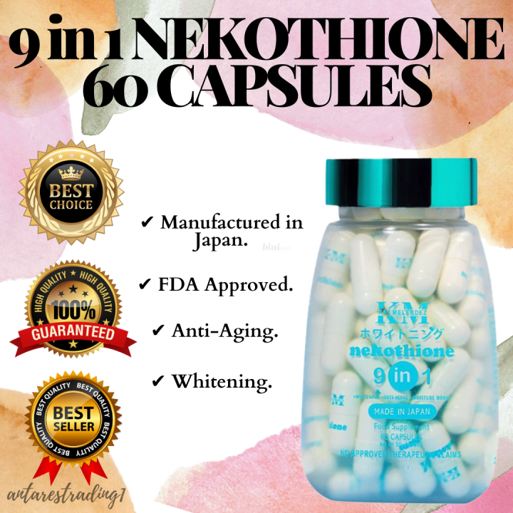 Best Seller 9 IN 1 NEKOTHIONE | Nekothione 60 Capsules | 9 in 1 ...